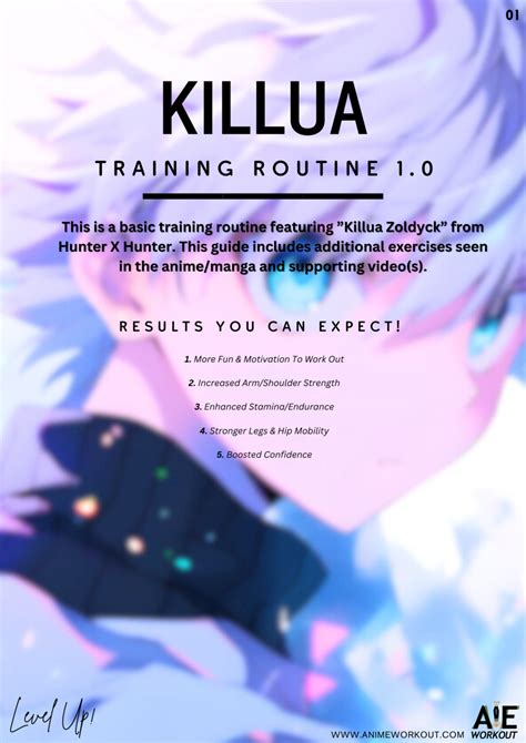 Killua Training Routine 1 0 Anime Workout