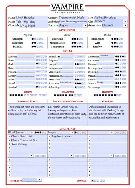 Vtm V5 Character Concept Help Assist Kindly Please Rwhitewolfrpg