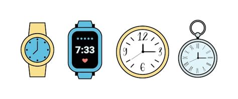 Premium Vector Clocks Set Of Vector Icons