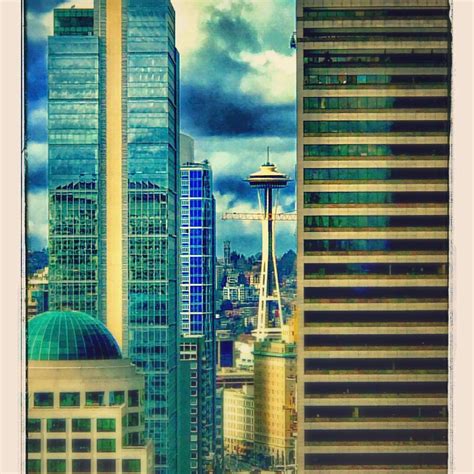 The Space Needle From The Observation Deck Of The Iconic S Flickr