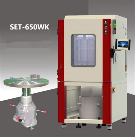 Single Axis Rate And Position Turntable With Temperature Chamber Set 650wk