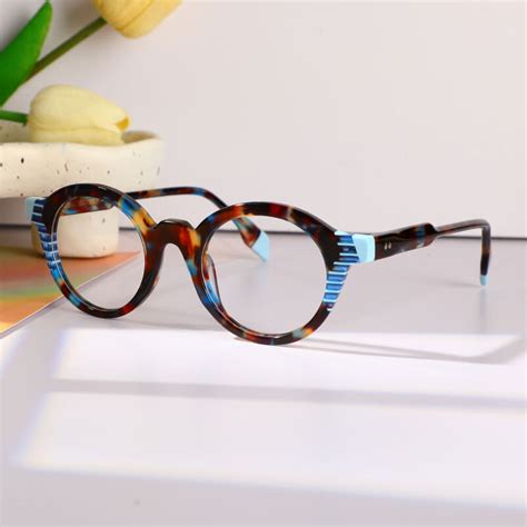 Paula Round Blue Glasses