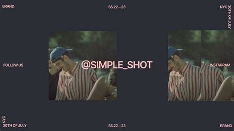 Simple Shot Video Templates Artlist