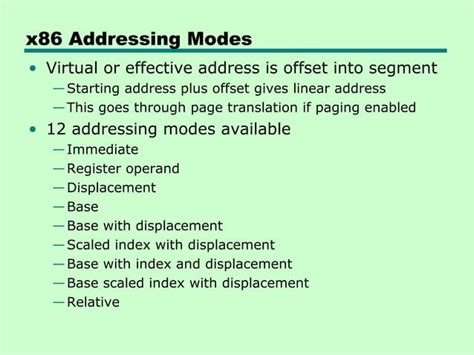11 Instruction Sets Addressing Modes Ppt 11 Instruction Sets Addressing Modes Ppt