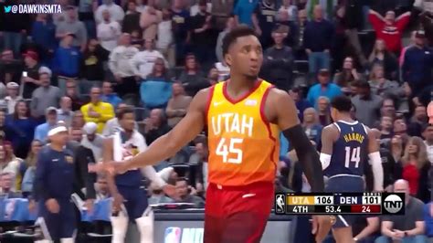 Donovan Mitchell Full Highlights 2019 02 28 Jazz Vs Nuggets 24 Pts 5
