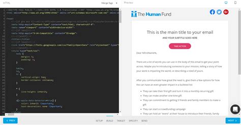 How Do I Create An Email With The Html Editor Virtuous
