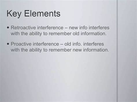 Interference Theory Pptx