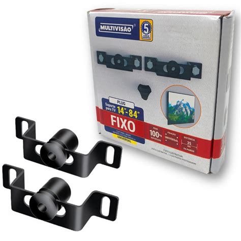 Suporte Fixo Universal Para Tv De 14 A 84 Preto M 1 Multivisão Led