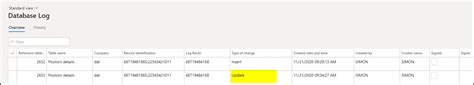 Database Logging In Dynamics 365 Hr And Fando Fourvision