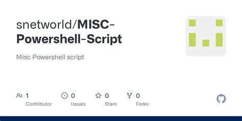 Github Snetworldmisc Powershell Script Misc Powershell Script