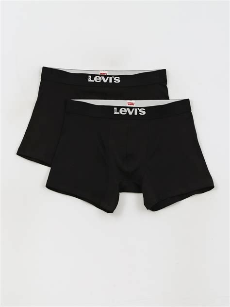 Levis® Bokserki Solid Basic Boxer Underwear Black Black