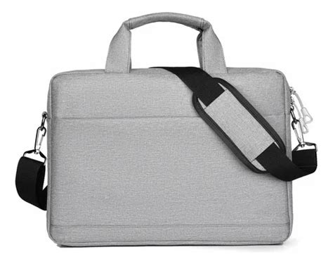 Bolsa Para Laptop Maleta Cinza 15 Polegadas Parcelamento Sem Juros