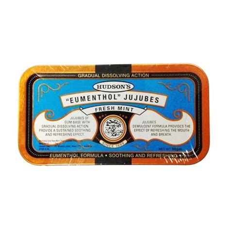 Nhg Pharmacy Online Hudsons Jujubes Freshmint Tin 50g