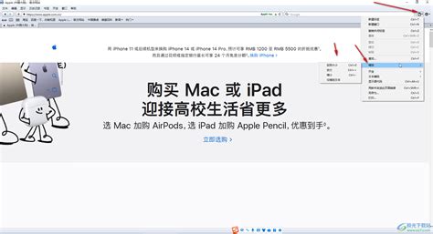 safari浏览器怎么缩放页面大小 safari浏览器中放大或者缩小页面显示的方法教程 极光下载站