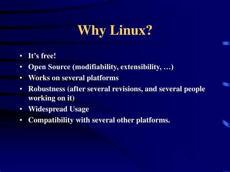Ppt Linux Overview Powerpoint Presentation Free Download Id291807