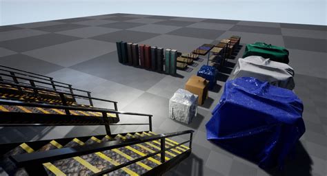 Artstation Warehouse Props Pack Ue4 Shaders Game Assets