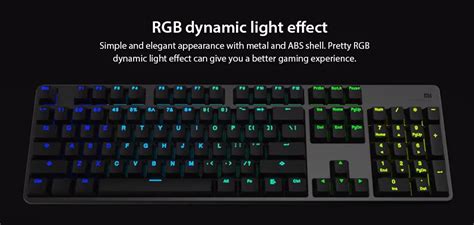 Buy Xiaomi Rgb Backlight Keys Mechanical Gaming Keyboard Gearvita