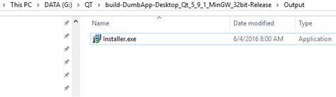 Qt Windows For Noobies Qt Tutorial Distributing Your Application Exe Or Running Your Qt