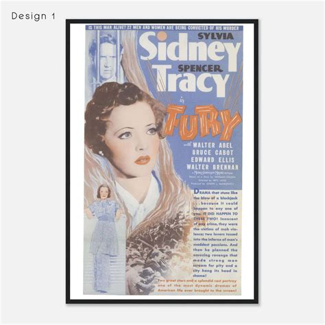 Fury 1936 Movie Poster Print Citiesbox
