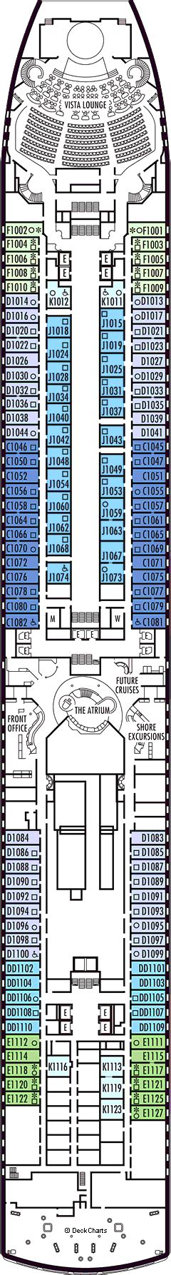 Holland America Noordam Deck Plans Ship Layout And Staterooms Cruise
