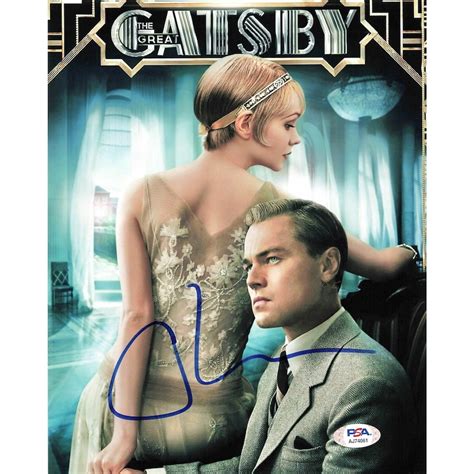 Carey Mulligan The Great Gatsby Poster Carey Offers Mulligan Signed
