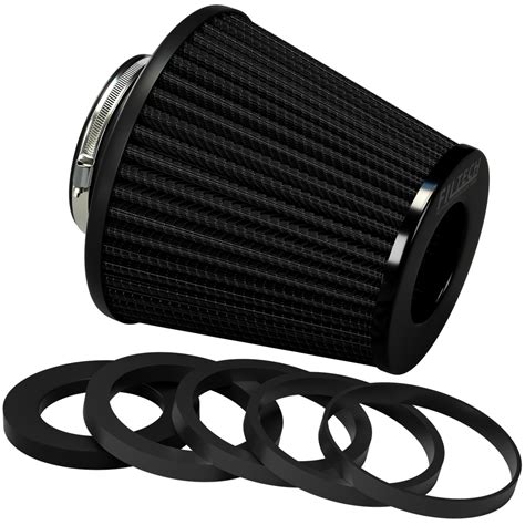 Filtech Black Twin Cone Conical Air Filter With Reducing Rings
