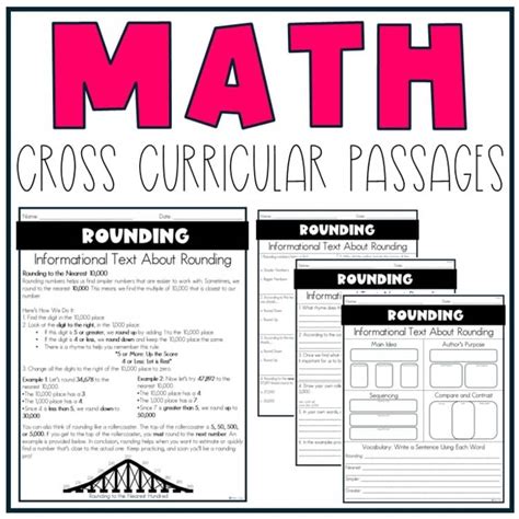 Math Cross Curricular Reading Passages Tpt