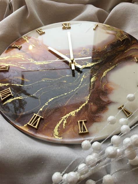 Resin Art Wall Clock Resina Fai Da Te Orologio Arte In Resina