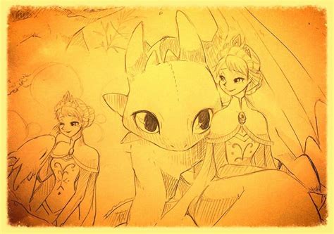 Toothless And Elsa By Crystallineii Rfrozen