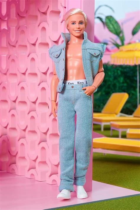 Barbie The Movie Ken Doll In All Denim Matching Set