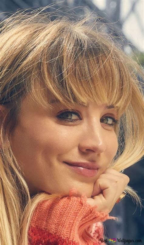 Cute Smiling Kaley Cuoco In People Magazine 4k Wallpaper Download