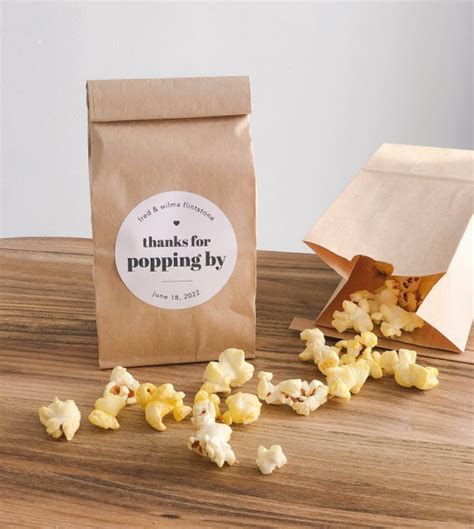 Personalized Popcorn Bags