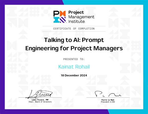 Kainat Rohail On Linkedin Projectmanagement Ai Promptengineering Artificialintelligence