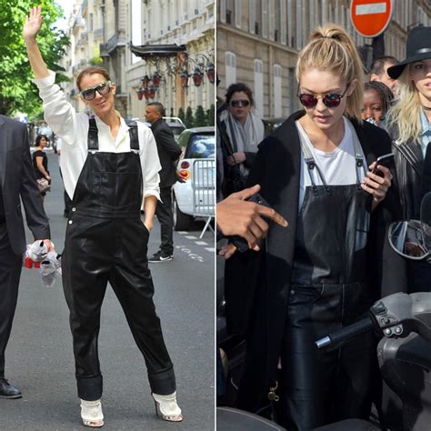 Celine Dion Dressing Like Models Popsugar Fashion