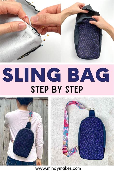 Free Sewing Pattern How To Sew A Sling Bag Easy Sewing Project