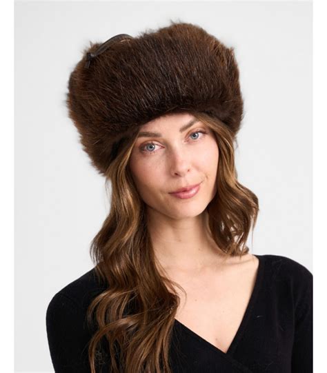 Ladies Beaver Full Fur Russian Hat Beaver Hats