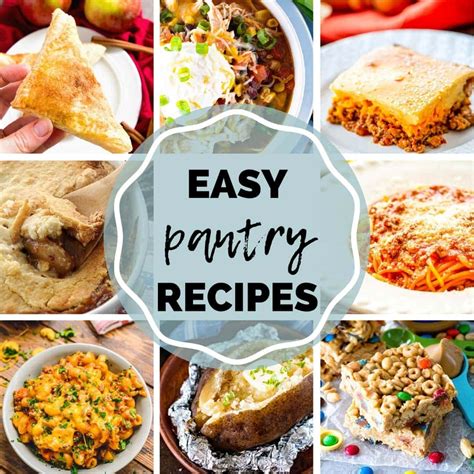 Easy Pantry Recipes And Shelf Cooking Julies Eats And Treats
