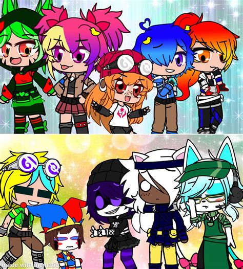Glitch Gals Remake By Kanohi Zeo On Deviantart