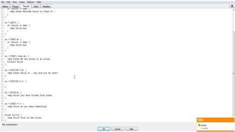 Irc Scripting Tutorial Ep 8 Aliases Youtube