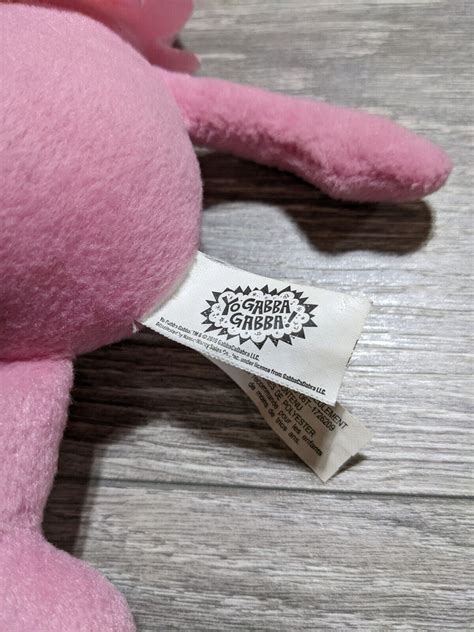 Yo Gabba Gabba Pink Foofa Stuffed Plush Toy Preowned 4599622733