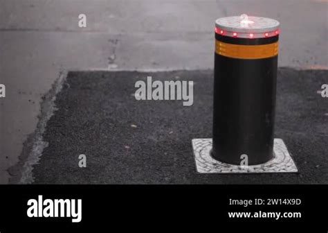 Automatic Electric Bollard Stop Gate Transport Protection Limiter Copyspace Parking Stock