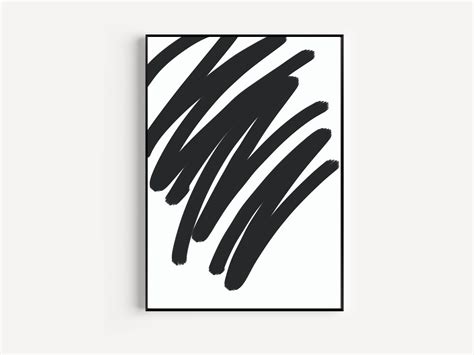 Minimalist Abstract Art Abstract Line Print Modern Abstract Etsy