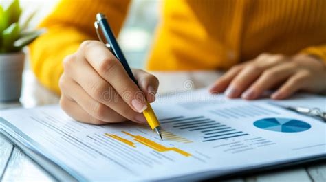 Professional Analysis Of Business Data In Modern Office Environment