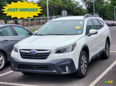 2021 Crystal White Pearl Subaru Outback 2 5i Premium 146480305 Photo