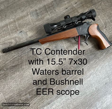 Thompson Center Contender 7x30 Waters 15 5 Inch Barrel With Muzzlebreak