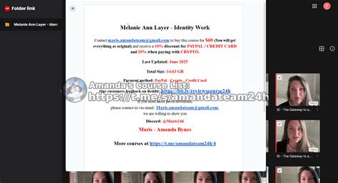 Melanie Ann Layer Identity Work