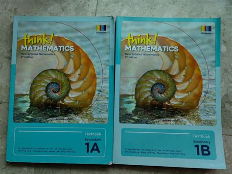 Secondary 1 Think Maths Textbooks Hobbies And Toys Books And Magazines