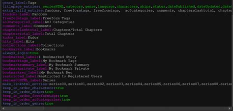 Fanficfare I Coding Error Magenta Rcalibre