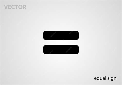 Premium Vector Mathematical Symbol Icon Equal Sign Vector Illustration