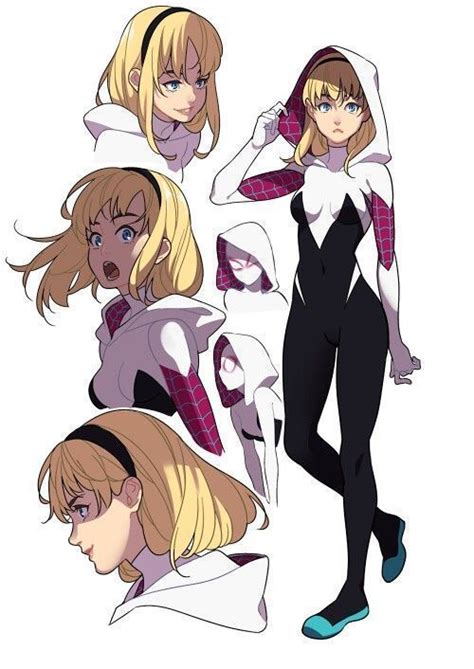 Gwen Stacy Mulheres Aranha Vingadores Personagens Gwen Stacy